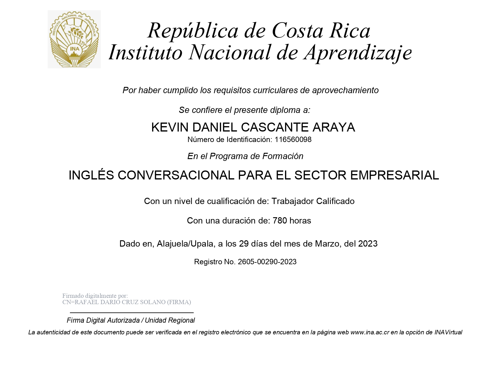 Portfolio Kevin Cascante